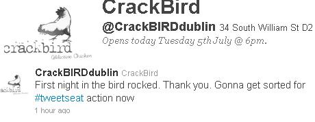 Crackbird’s back. | Come Here To Me!