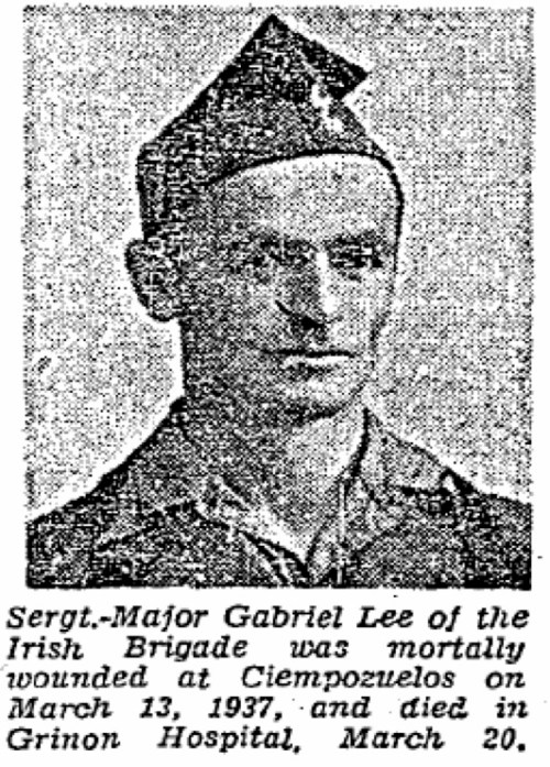Gabriel Lee (1904-37) and Eoin O’Duffy’s ‘Irish Brigade’ | Come Here To Me!
