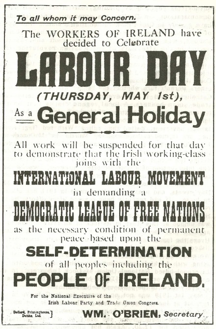Red flags in the breeze: May Day 1919 | Come Here To Me!